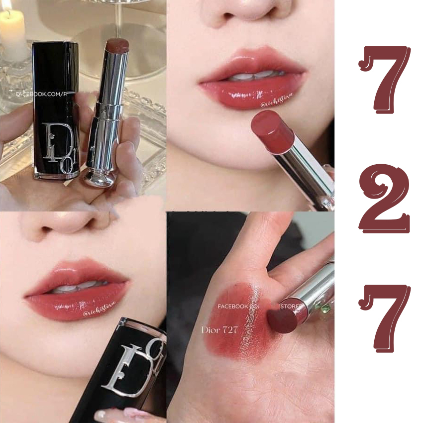 Full 7 màu Son Dior Addict Lipstick Rouge Shine,Full Box Túi + Hộp các ...