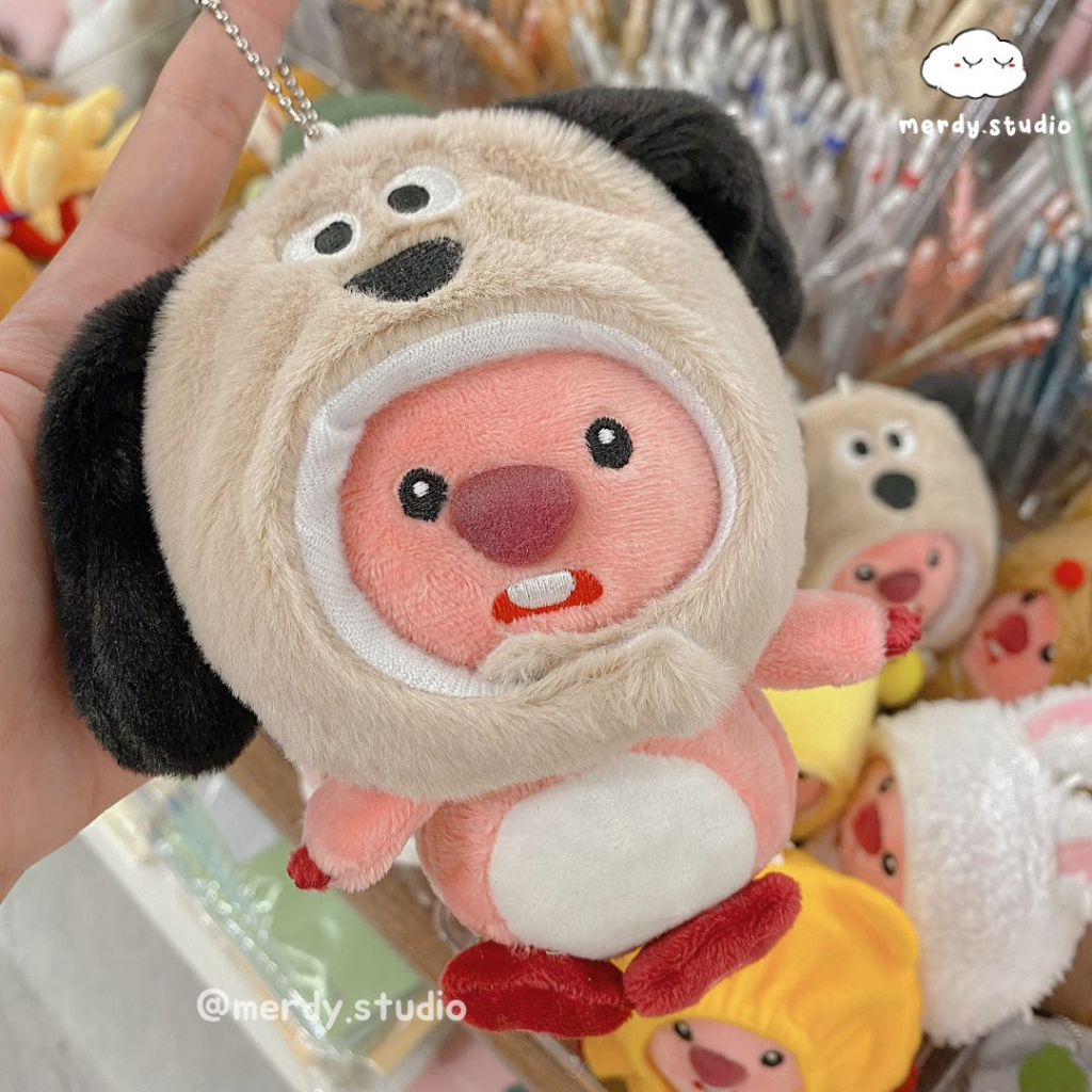 Móc khoá hải ly Loopy gia tộc nhiều mũ siêu mềm | Shopee Việt Nam