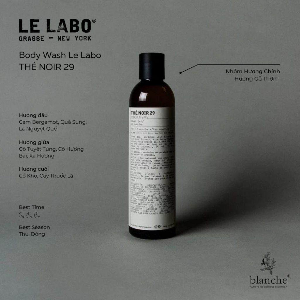 Sữa Tắm Le Labo & Body Lotion Le Labo Santal 33, Another 13, Rose 31 ...
