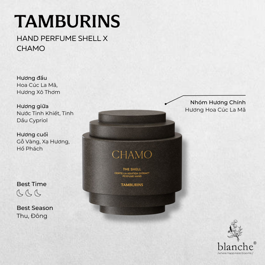 Kem Tay Tamburins The Perfume Shell X Hand Cream Chamo, Lale, Berga ...