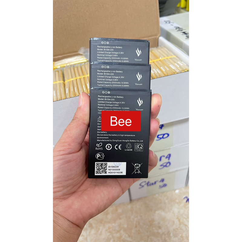 Pin Vsmart Bee new zin, đủ dung lượng | Shopee Việt Nam