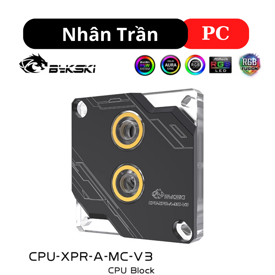 Block CPU tản nhiệt nước custom máy tính pc Bykski CPU-XPR-A-MC-V3 | Shopee Việt Nam