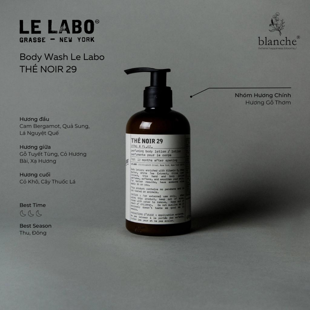 Sữa Tắm Le Labo & Body Lotion Le Labo Santal 33, Another 13, Rose 31 ...