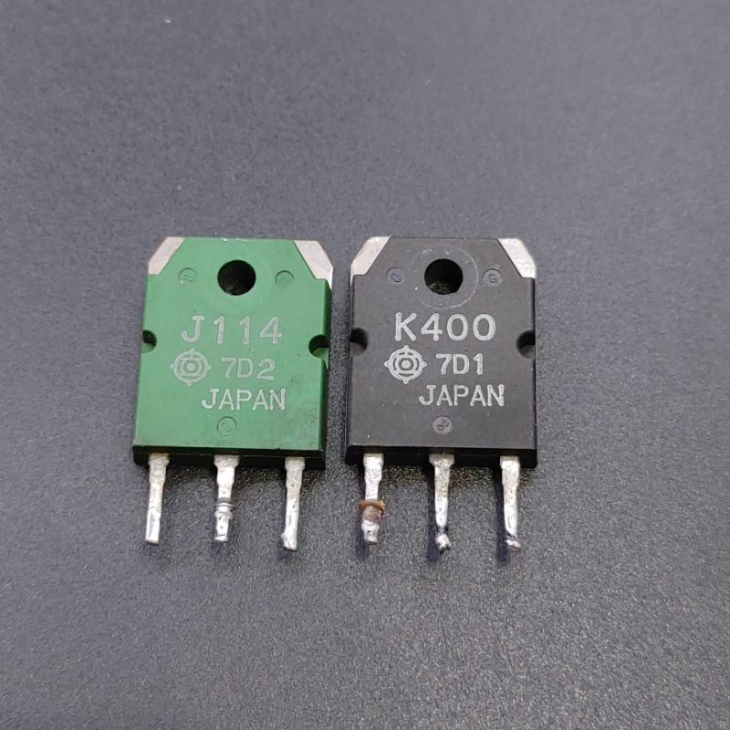 Mosfet sò công suất J114 K400, 2SJ114 2SK400 200V 8A 100W HITACHI tháo ...