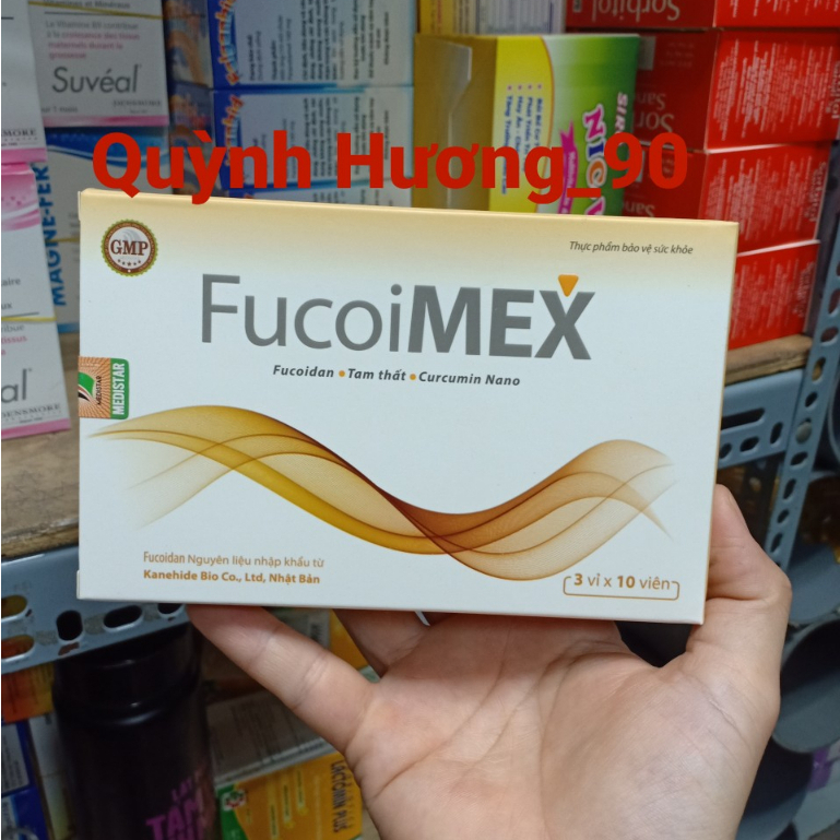 ( Chính Hãng ) Viên uống FUCOIMEX - Fucoidan hộp 30 viên giúp chống oxy ...
