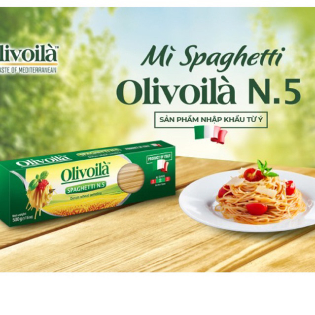 MÌ Ý SPAGHETTI OLIVOILÀ HỘP 500g | Shopee Việt Nam