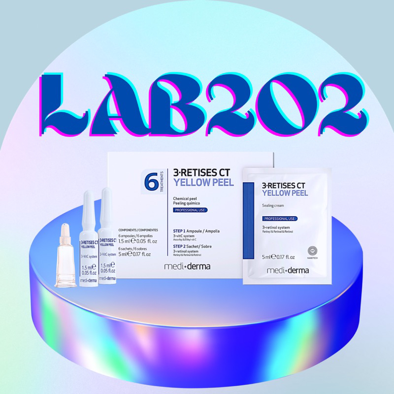 Medi Derma 3-Retises CT Yellow Peel tái tạo làm sáng da, giảm thâm nám, lão hoá hoạt chất vàng ...