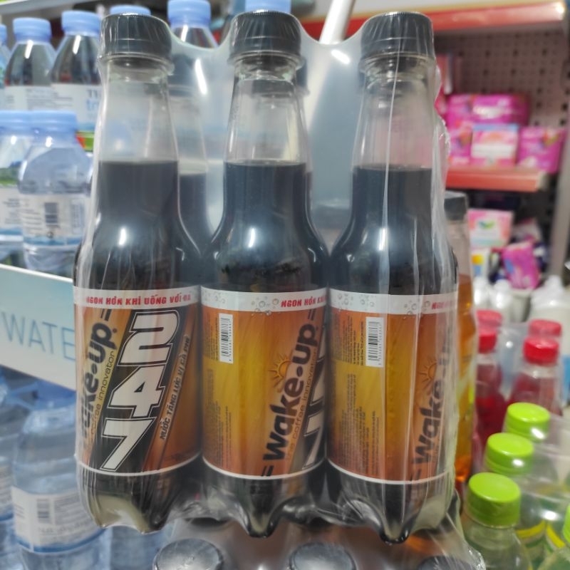 Lốc 6 chai 247, nước tăng lực vị cà phê (6 chai x 330ml) | Shopee Việt Nam