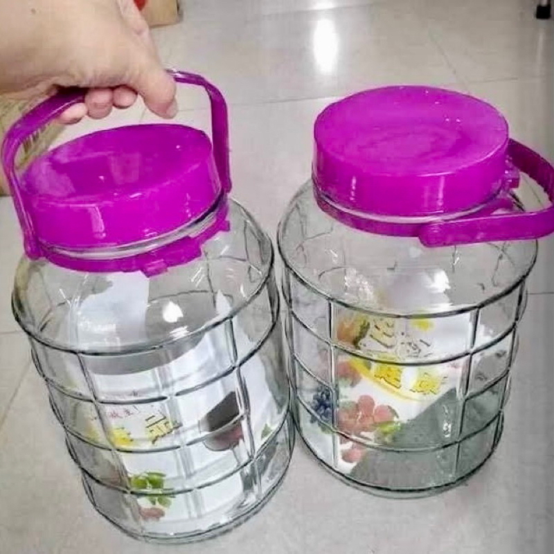 14.6.4 Bình ngâm rượu thủy tinh 3L, 5L, 8L, 10L (keo, hủ). Vui lòng xem mô tả đóng gói | Shopee ...