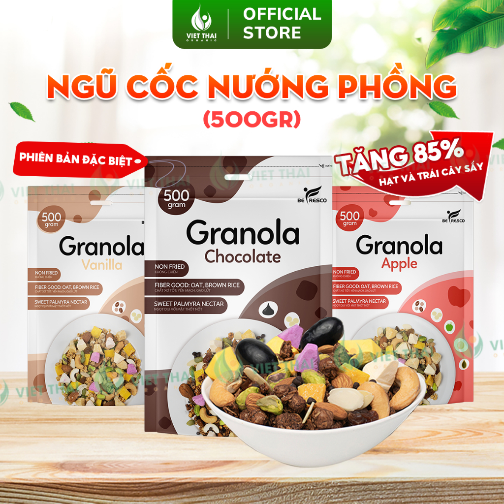 Ngũ Cốc Granola Befresco X3 Siêu Nhiều Sữa Chua Sấy - Tăng 11 Loại Hạt Ăn Kiêng Giảm Cân Ăn Sáng ...