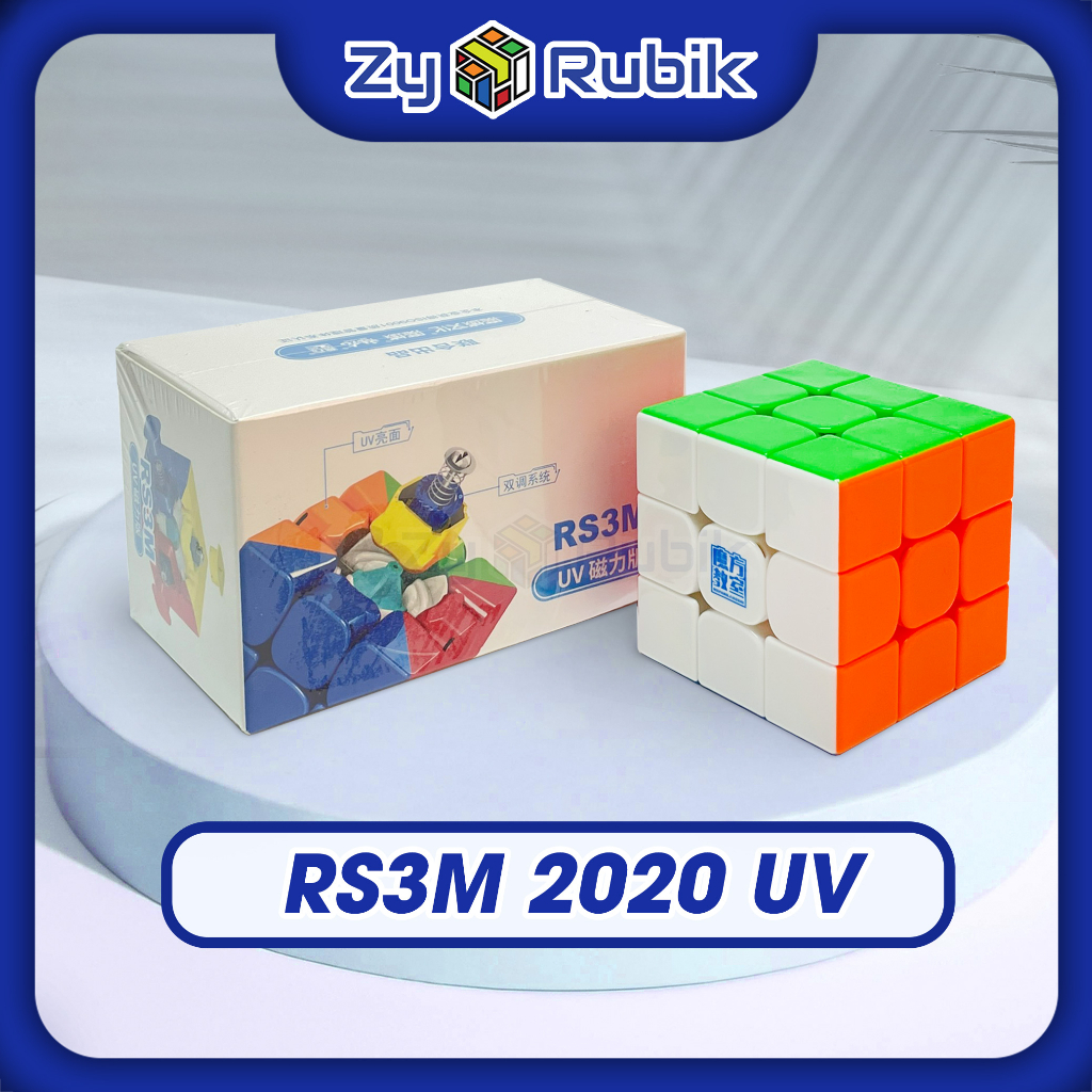 [ Phiên Bản Mới] Rubik 3x3x3 Moyu Rs3m 2020 UV- Rubic 3 Tầng Phủ Lớp UV Chống Bám Vân Tay- Zyo ...