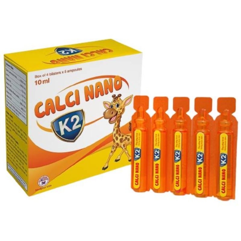 Calci Nano K2 Bổ Sung Canxi Hỗ Trợ Tăng Chiều Cao Phòng Loãng Xương