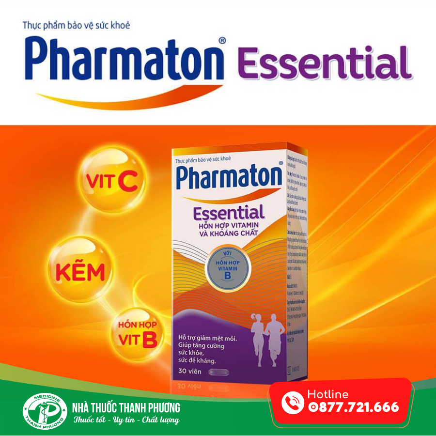 Pharmaton Essential bổ sung vitamin và khoáng chất lọ 30 viên | Shopee ...