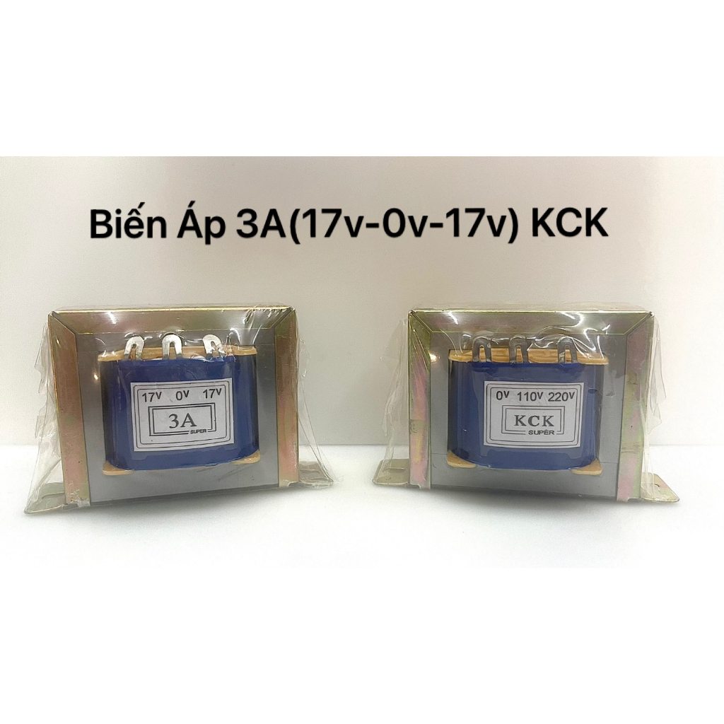 Biến áp 3A ( 17v - 0v - 17v ) KCK | Shopee Việt Nam