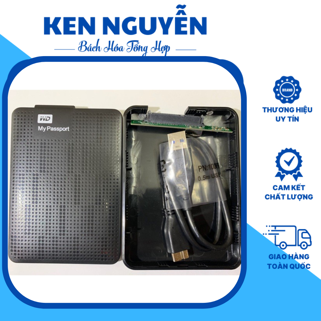 Hộp đựng ổ cứng di động HDD, SDD box 2.5 in Western USB 3.0 | Shopee ...