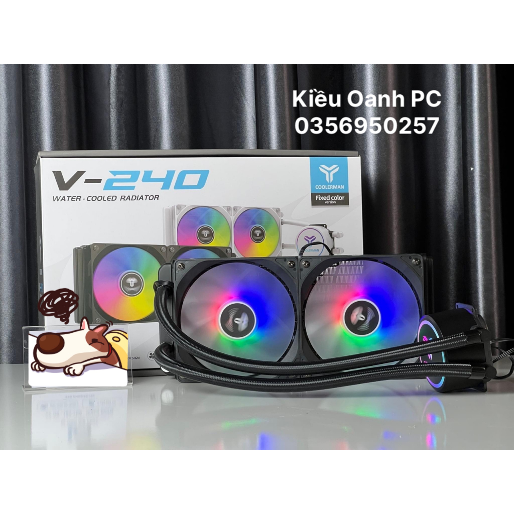 Tản nước AIO Coolerman V240 - tản nhiệt nước All in One | Shopee Việt Nam