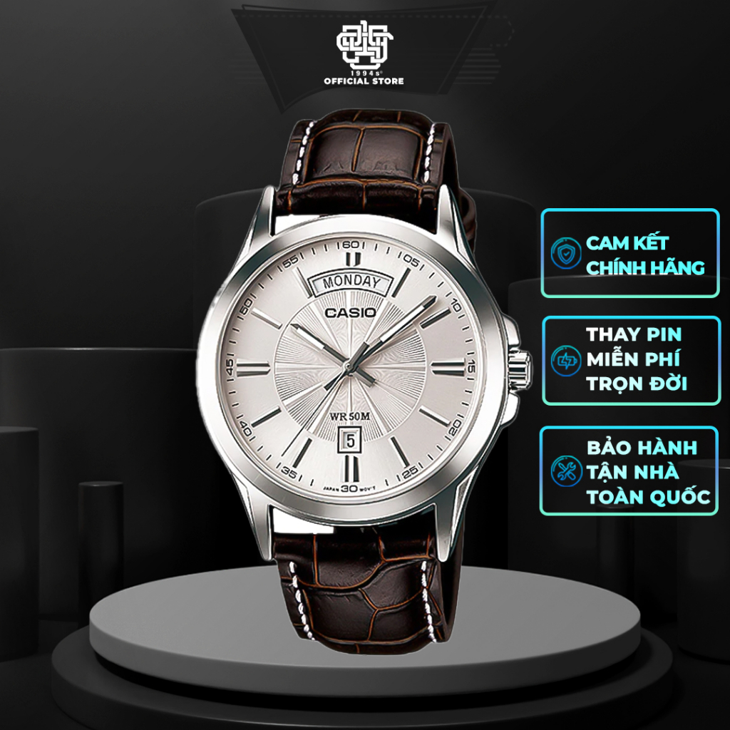 Đồng Hồ Nam Casio MTP-1381L-7A Hàng Chính Hãng 1994s WATCH | Shopee Việt Nam