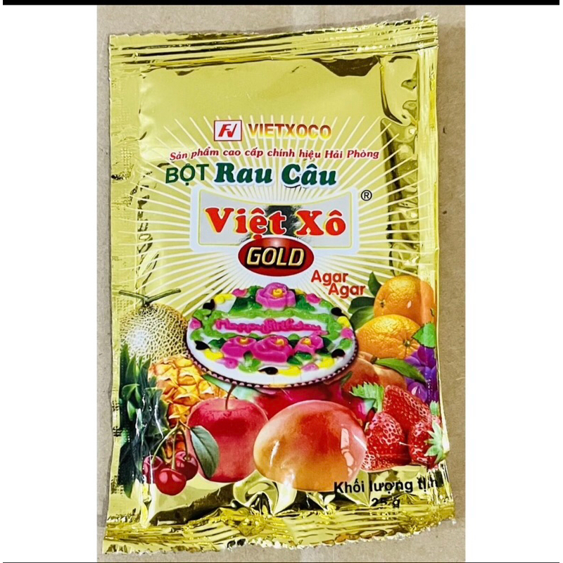 Rau câu Việt Xô Gold 25g | Shopee Việt Nam