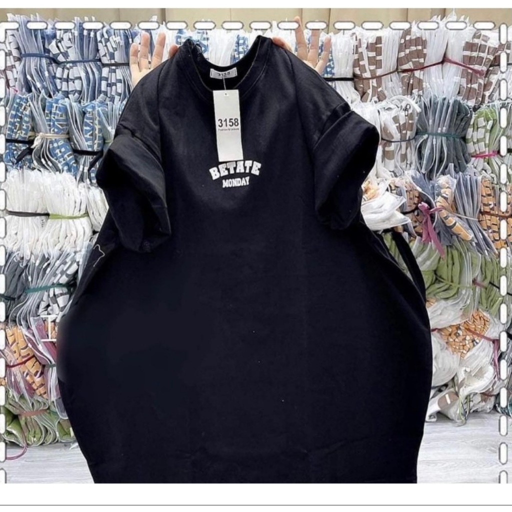 Áo thun phông nữ 3158 chất cotton khô thoáng mát, form rộng tay lỡ THE ...