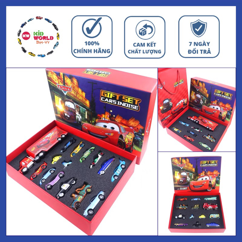 Xe mô hình Cars 3 Lightning McQueen Gift Set Cars Inside. Tỷ lệ 1:55 ...