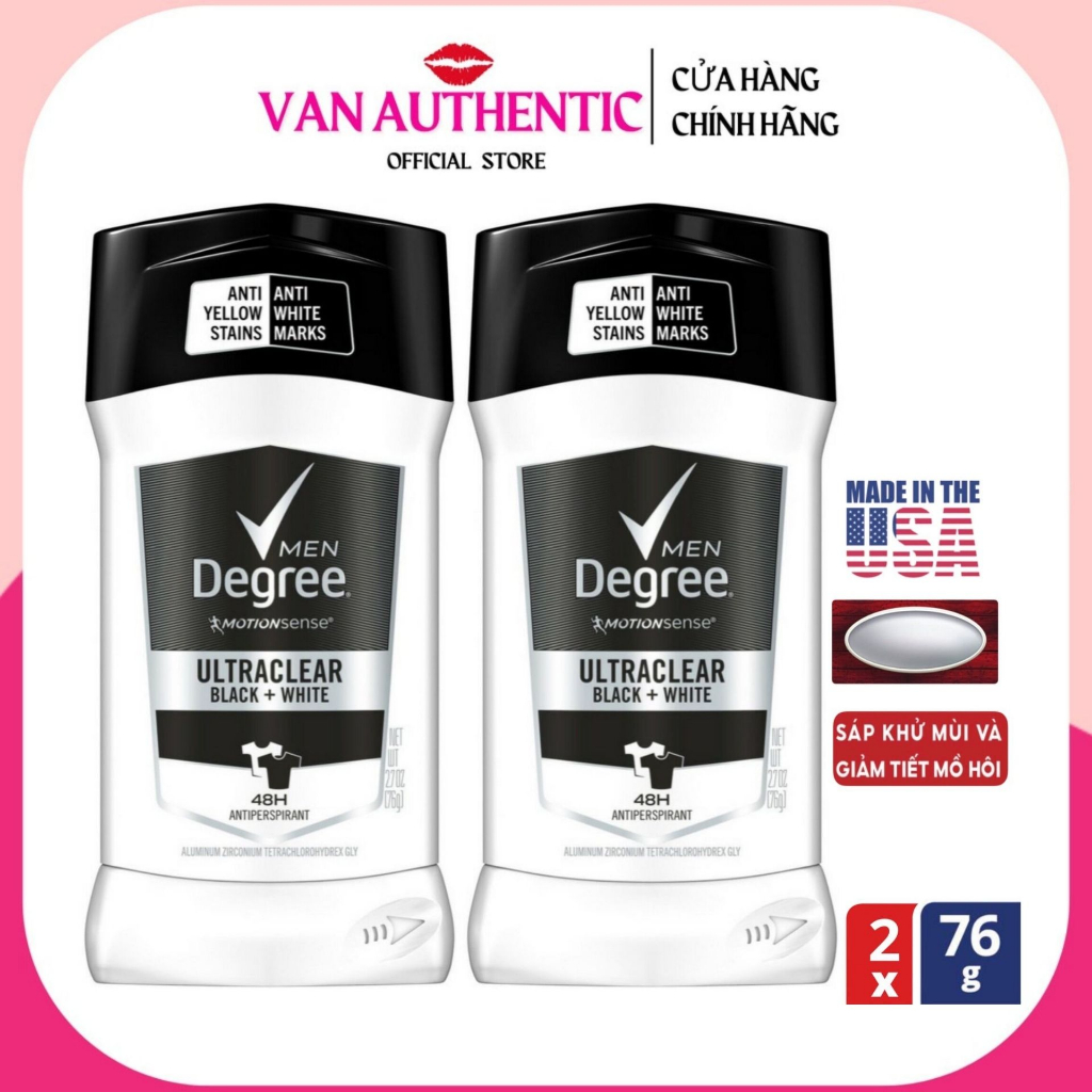 Lăn Sáp Khử Mùi Nam Degree Men UltraClear 76g | Shopee Việt Nam