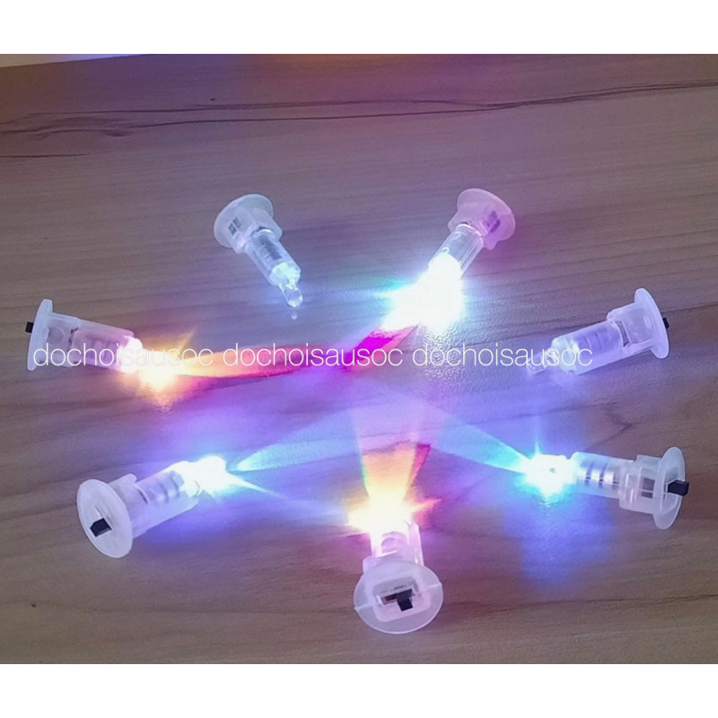 Đèn led 7 màu gắn đèn trung thu, lồng đèn handmade - đèn led trung thu ...
