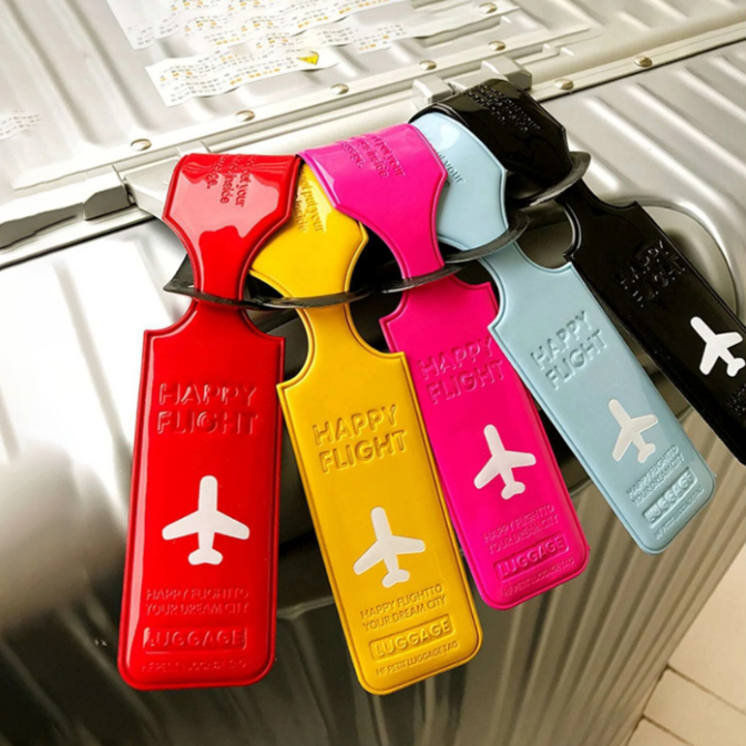 Thẻ hành lý vali name tag gắn vali họa tiết hoạt hình đáng yêu hình máy ...