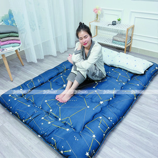 Nệm gấp 3 giá rẻ FUKOJI 1m 1m2 1m4 1m6 1m8 Dài 2m | Topper nệm bông ...