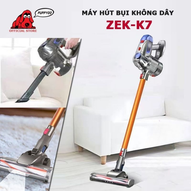 Máy hút bụi cầm tay không dây ZEK-K7 máy hút bụi gia đình giường nệm xe hơi lưc hút siêu mạnh ...