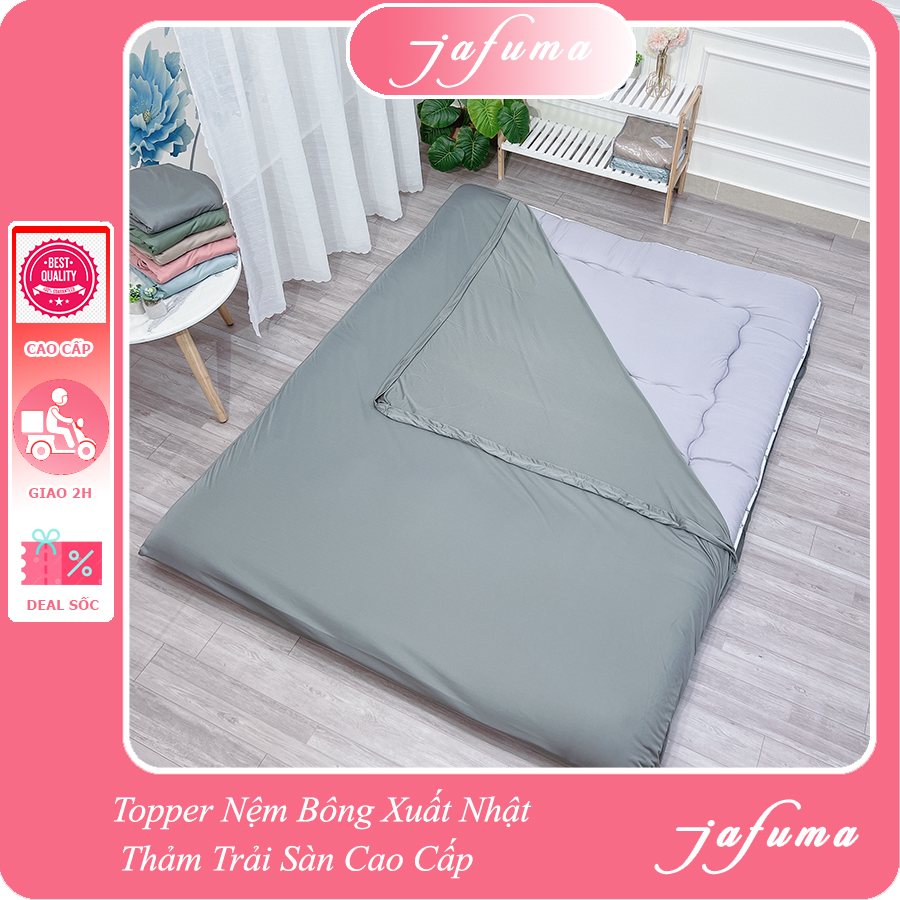 Ga Giường Thun Lạnh Ý 2 Mặt, Áo Bọc Nệm Topper 2 Mặt Thun Lạnh Cao Cấp ...