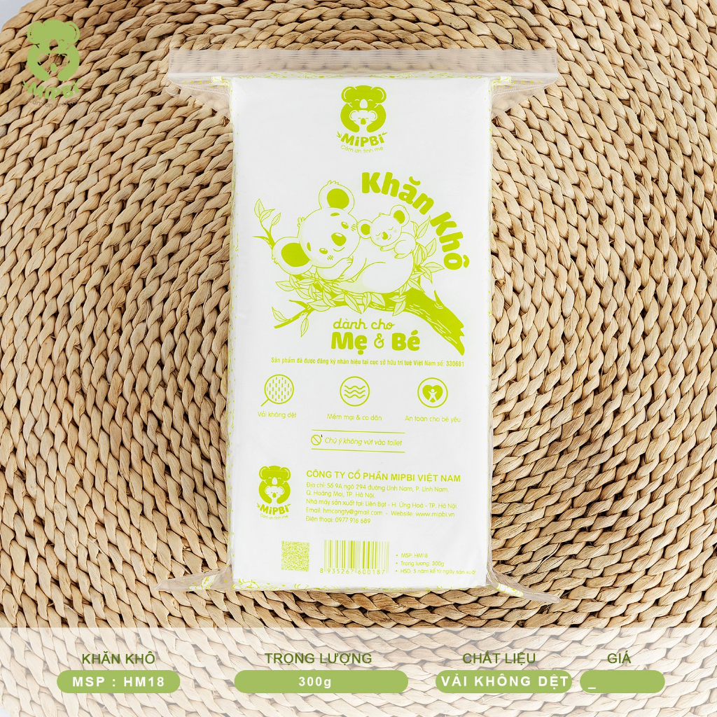 Khăn vải khô đa năng cao cấp Mipbi 260g / 300g / 400g / 500g / 600g / 900g | Shopee Việt Nam