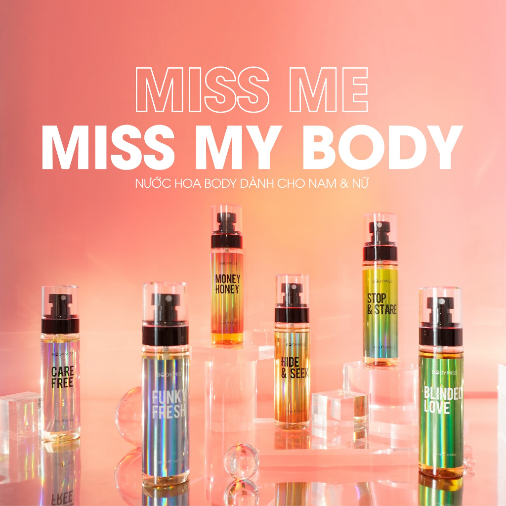 [MUA 1 TẶNG 1 FULLSIZE] Bodymist cho nam nữ, xịt thơm toàn thân lưu ...