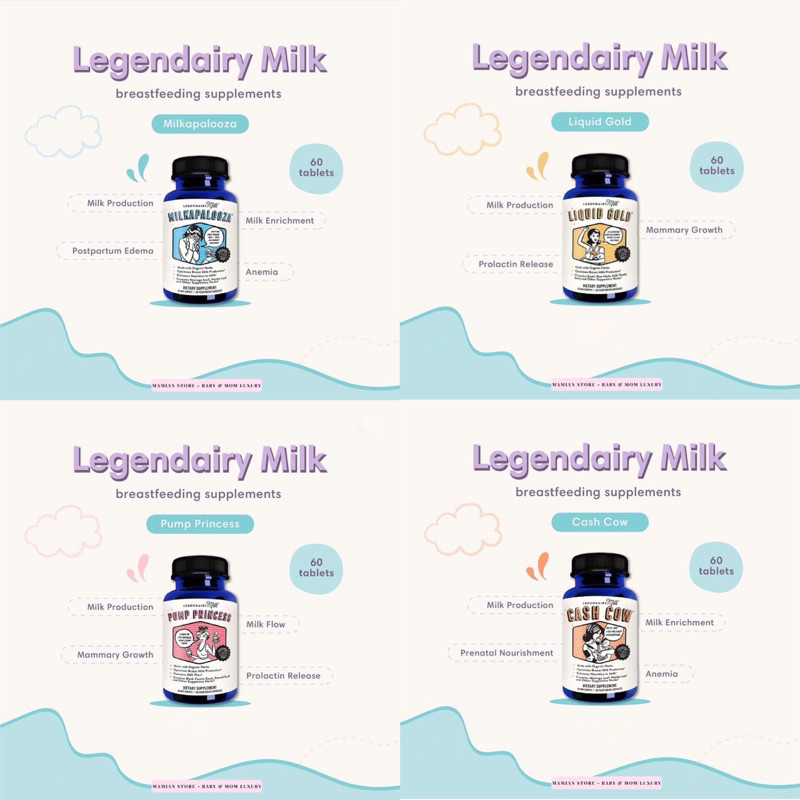 Viên uống lợi sữa hữu cơ Legendairy Milk Mỹ 60 viên | Shopee Việt Nam