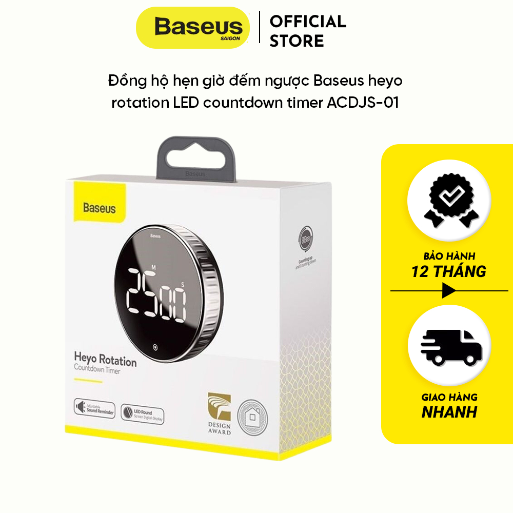 Đồng hộ hẹn giờ đếm ngược Baseus heyo rotation LED countdown timer ...