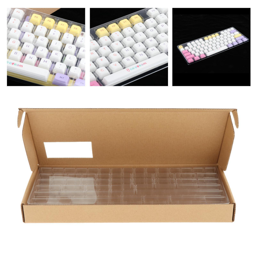 Hộp đựng keycap bàn phím cơ - Có khay và nắp đậy - bìa carton | Keycap ...