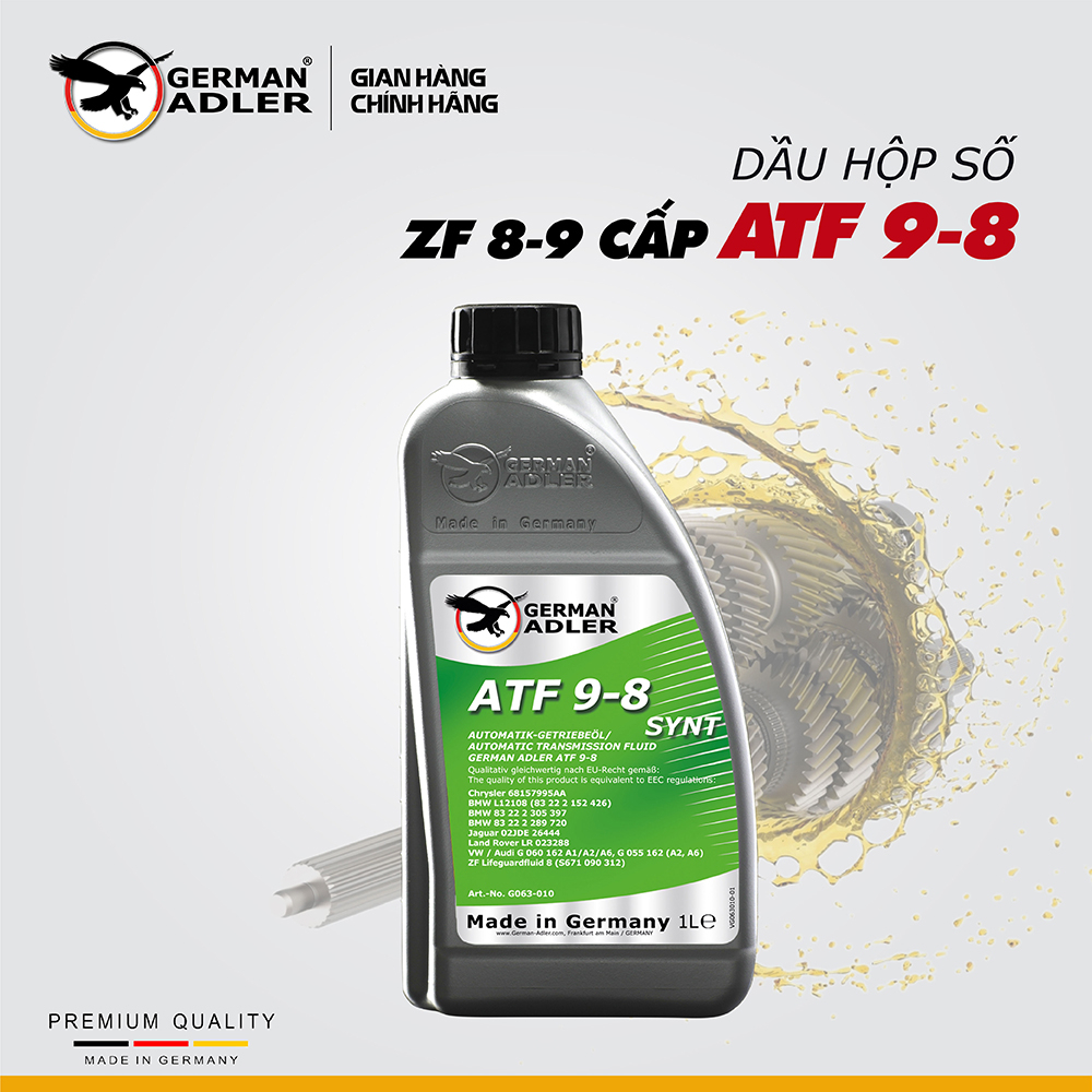 Dầu hộp số Porsche German Adler ATF 9-8 SYNT tự động đa cấp | Shopee ...