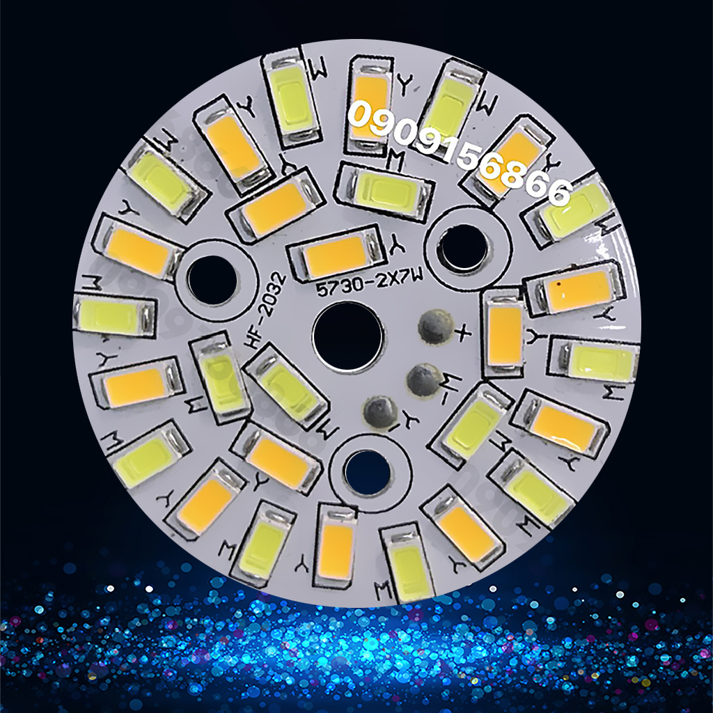Led vỉ tròn 3 màu 3w, 5w, 7w, 9w, 12w | Shopee Việt Nam