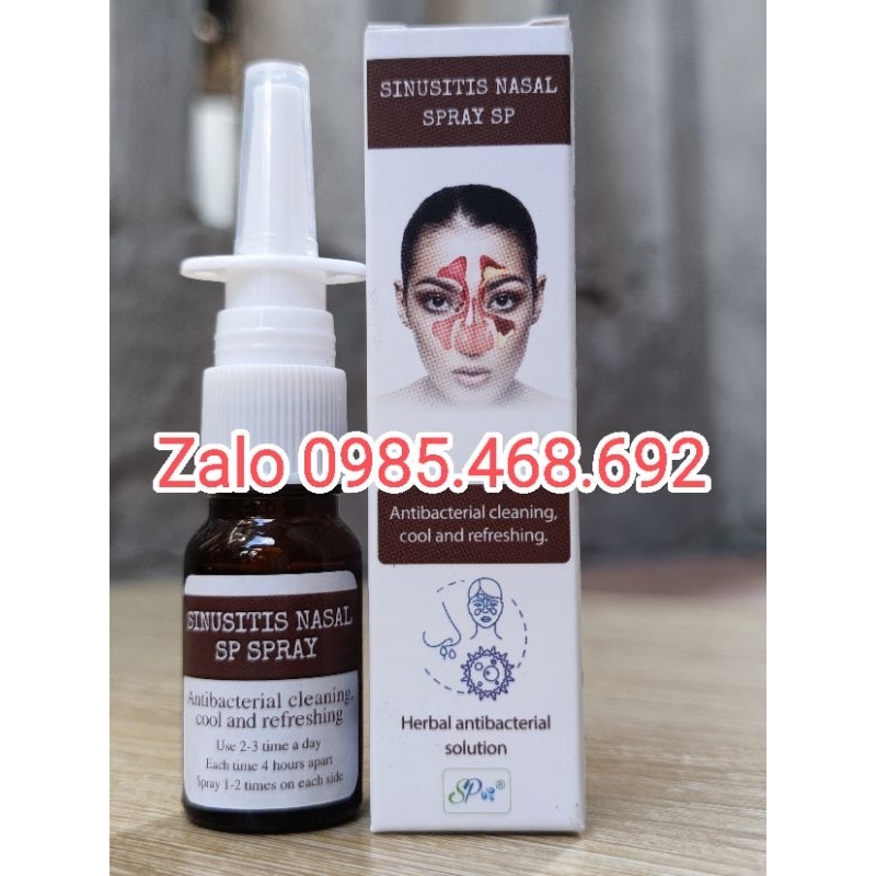 Xịt Xoang Mũi Sinussitis Nasal Spray SP - Xịt Thông Mũi Nghẹt Mũi Hỗ ...