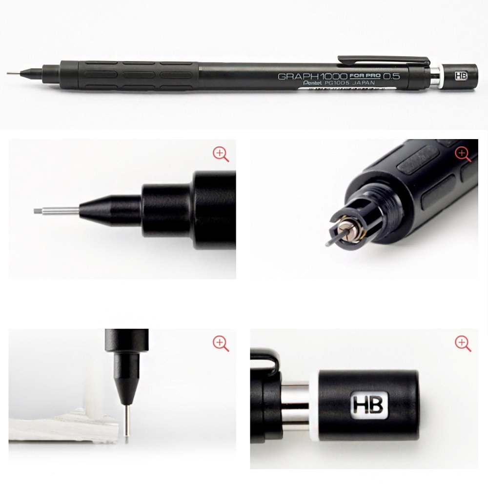 Bút chì bấm cơ khí Pentel graph gear 1000 for Pro graphgear | Shopee ...