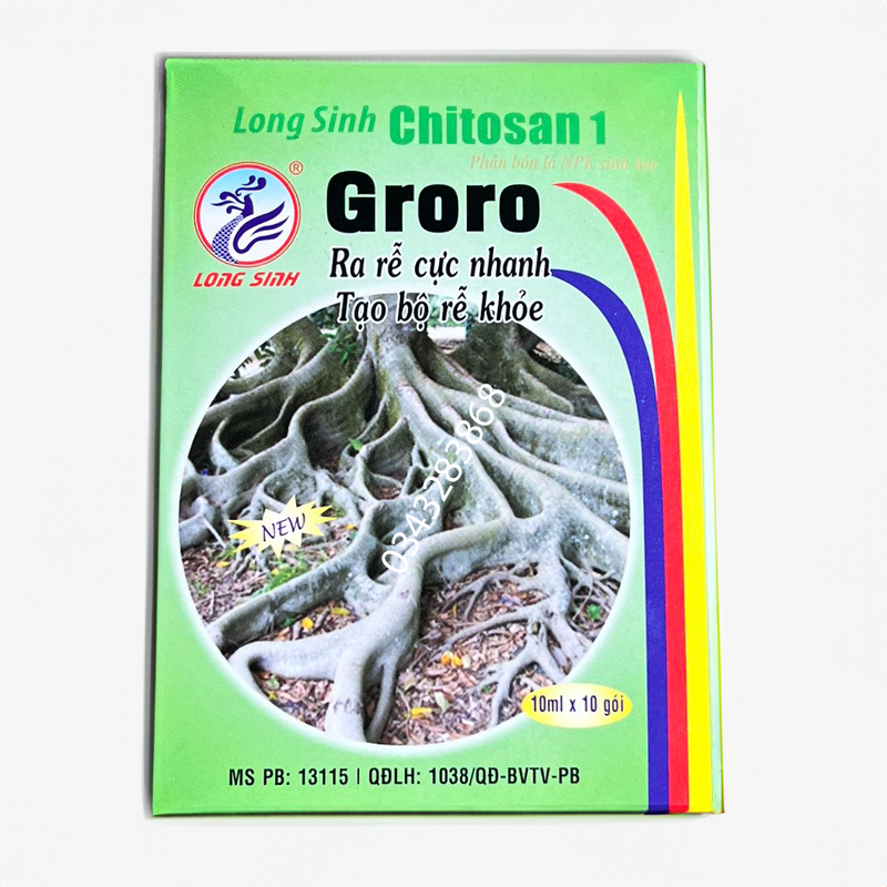 Phân bón kích rễ groro giải độc bung chồi bén rễ nhanh xanh cây trừ ...