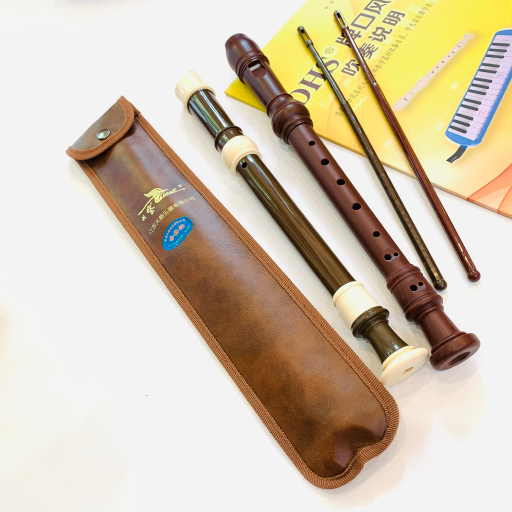 Sáo dọc Recorder 8 lỗ cao cấp Irin BJ300 Kèm túi đựng ,que vệ sinh và ...