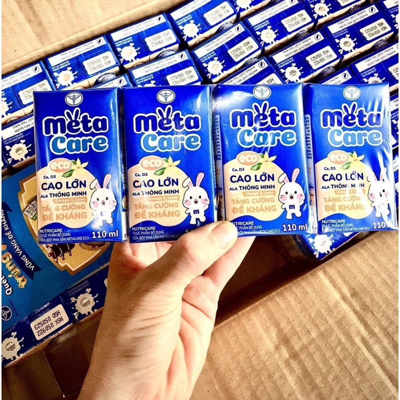 [Thẻ trúng thưởng ] Thùng 48 hộp sữa công thức pha sẵn Metacare eco ...