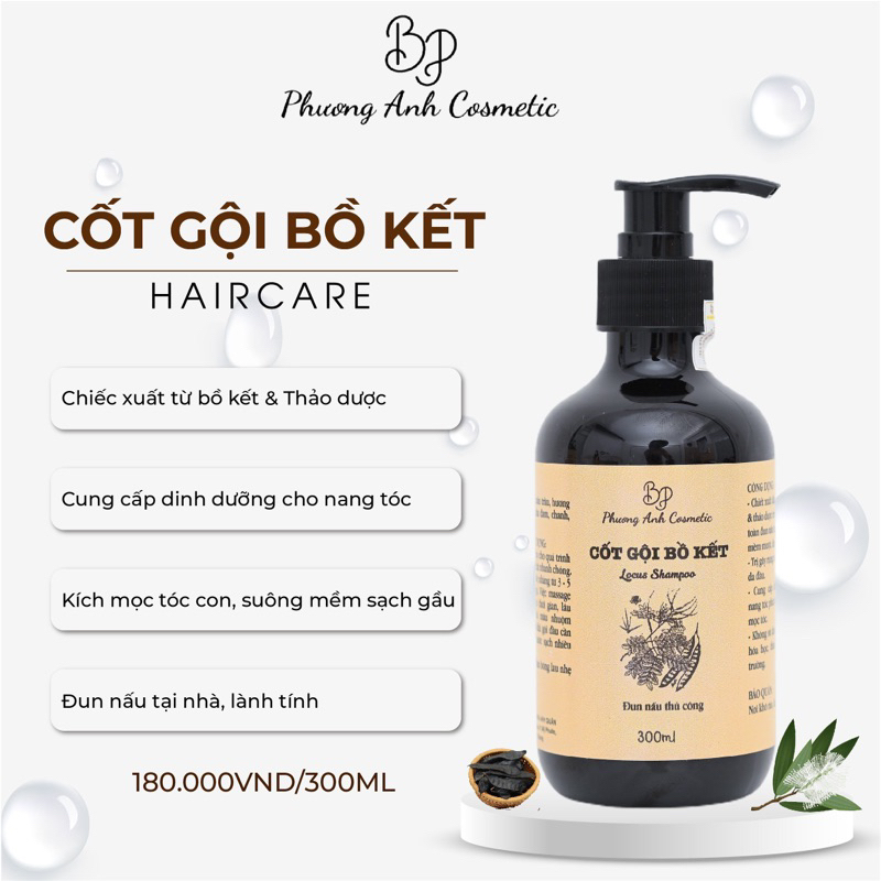 [ CHÍNH HÃNG ] Dầu gội thảo dược bồ kết, Giảm gàu - Nấm - Ngứa, chống ...