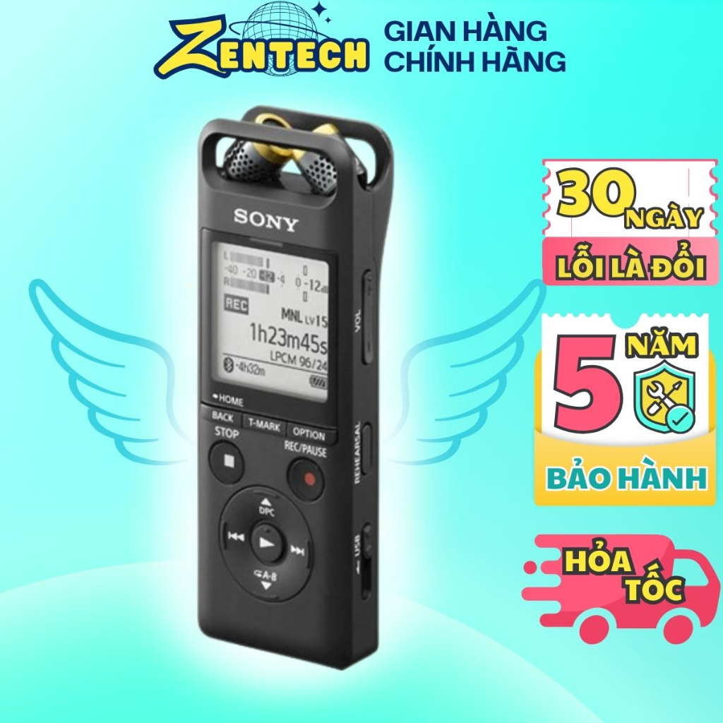 Máy ghi âm Sony A10 kết nối bluetooth tính năng điều khiển từ xa qua ...