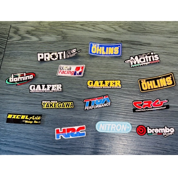Tem Logo Sticker Racing Phản Quang Nhiều Thương Hiệu ohlins, Matris,CRG ...