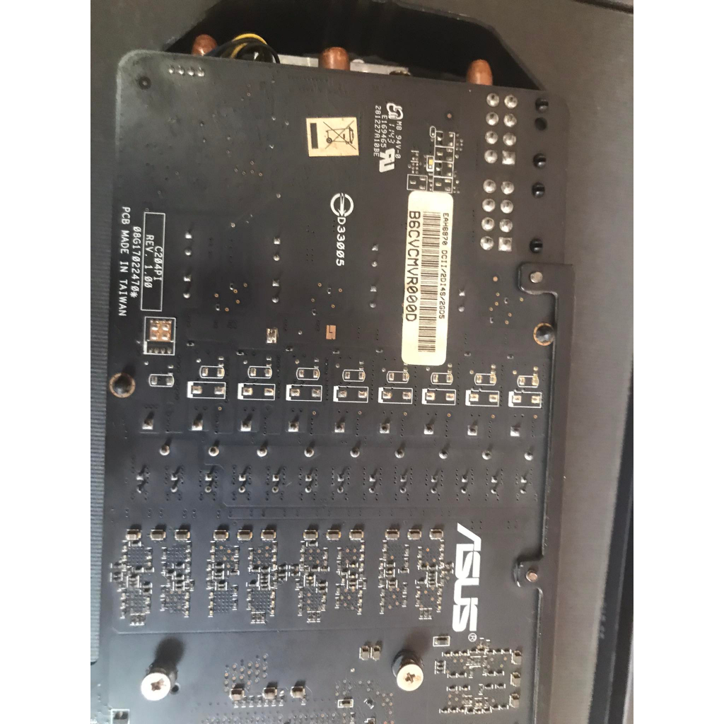 Cạc màn hình vga asus 6970 2G Khủng long 1 thời( đã thay switch bios ...