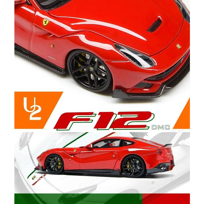 MÔ HÌNH 1:64 U2 - Ferrari F12 DMC Berlinetta V12 (F152) Red Color ...