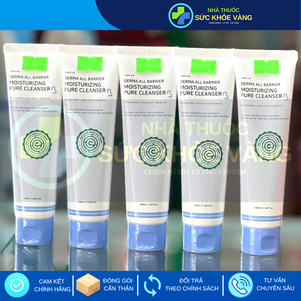 Sữa Rửa Mặt C'NEW LAB Derma All Barrier Moisturizing Pure Cleanser Giúp ...
