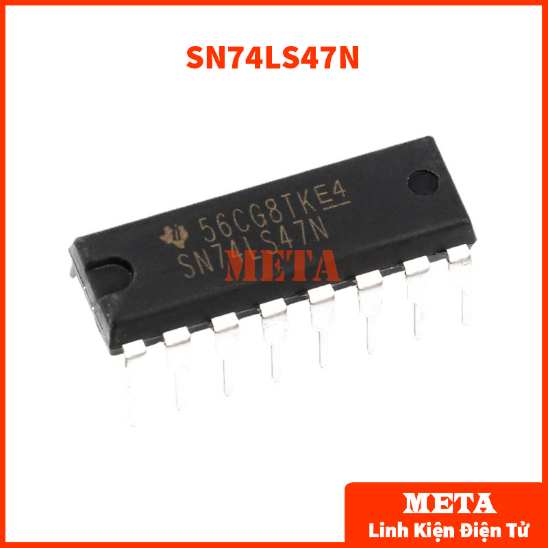 SN74LS47N DIP 14 Chân Cắm - SN74LS47 74LS47 7447 LS47 | Shopee Việt Nam