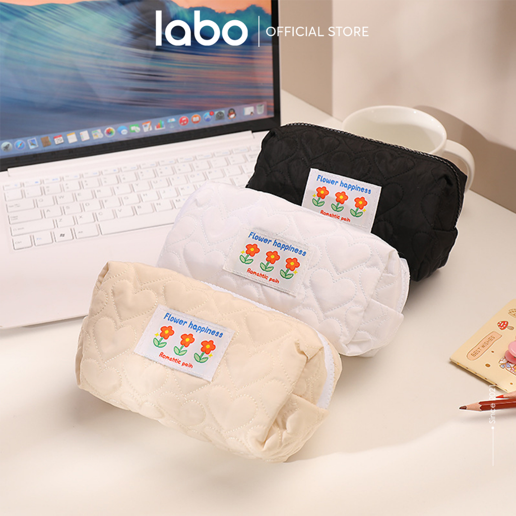 Túi Đựng Bút Cỡ To Happy Flower Đa Năng LABO | Shopee Việt Nam